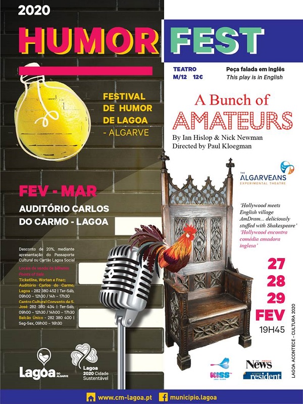 Município de Lagoa | "Humorfest 2020" - Mais Algarve