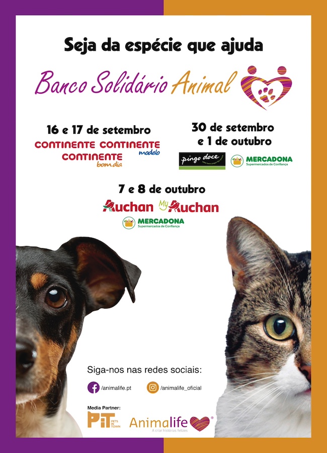 Banco Solidário Animal (BSA) | 32ª Iniciativa regressa já amanhã - Mais ...