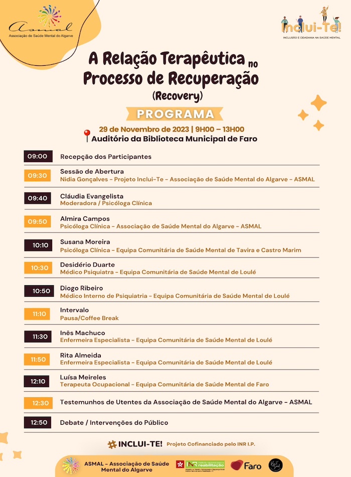 ASMAL | A Relação Terapêutica no Processo de Recuperação (Recovery ...