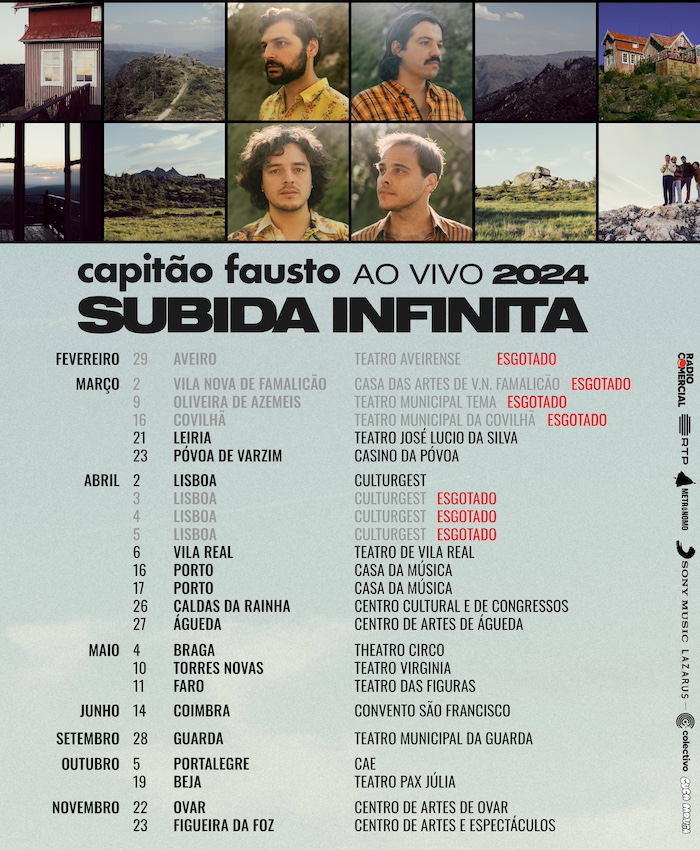 Capitão Fausto | Novo álbum "Subida Infinita" já disponível - Mais Algarve
