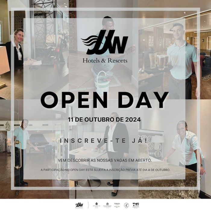 Grupo JJW Hotels & Resorts está à procura de talentos | 'Open Days ...