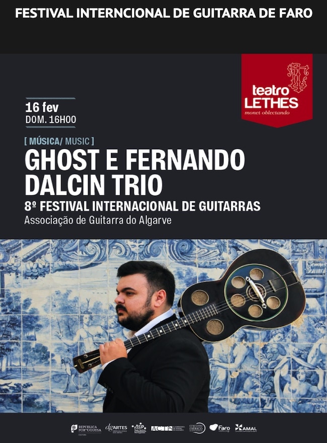 Teatro Lethes - Faro | "Ghost e Fernando Dalcin trio" - Mais Algarve