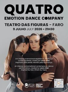 Espetáculo de dança 'QUATRO' Emotion Dance Company | Teatro das Figuras ...